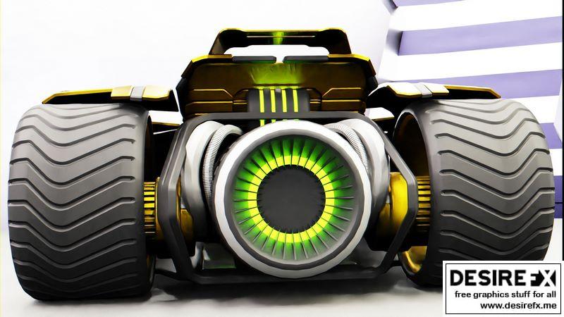 Desire FX 3d models | Sci-Fi Car