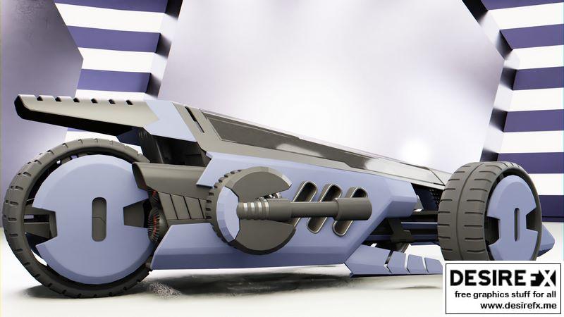Desire FX 3d models | Sci Fi Combat Concept Vehicle