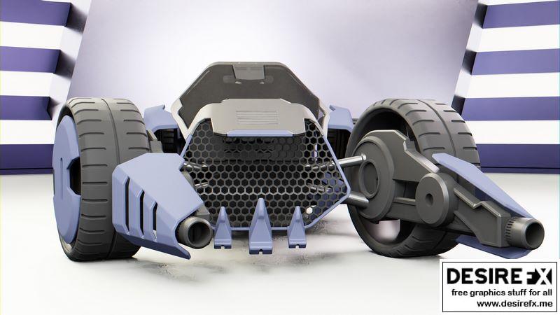 Desire FX 3d models | Sci Fi Combat Concept Vehicle