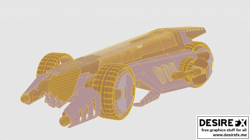 Desire FX 3d models | Sci Fi Combat Concept Vehicle