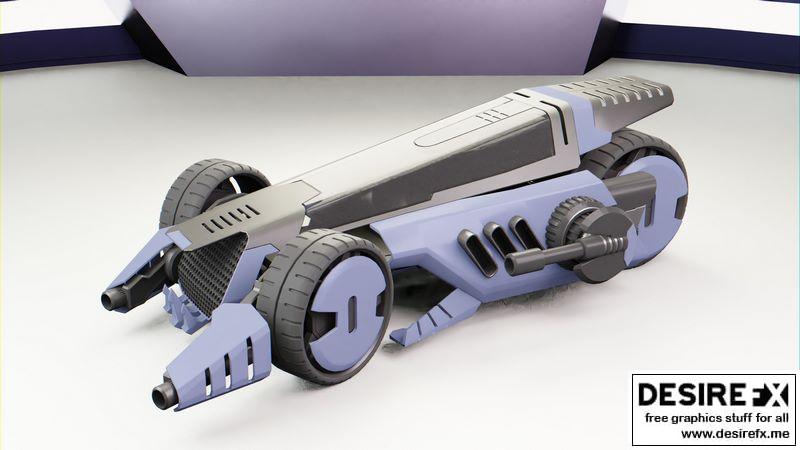 Desire FX 3d models | Sci Fi Combat Concept Vehicle