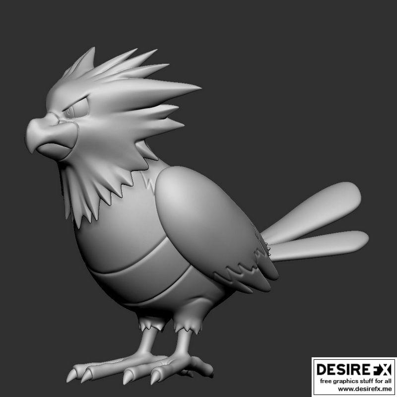 Desire FX 3d models | SPEAROW POKEMON 3D print model