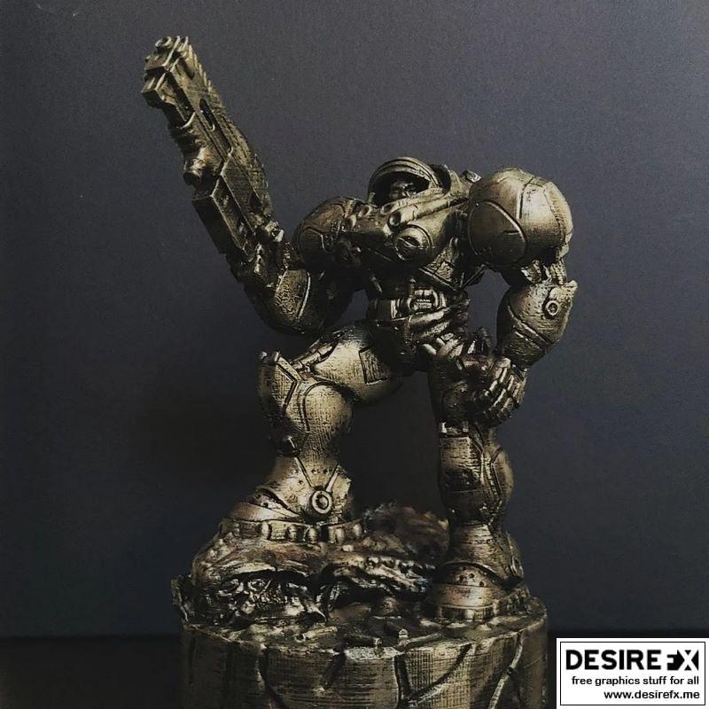 Desire FX 3d models | Starcraft 2 marine 3D print model