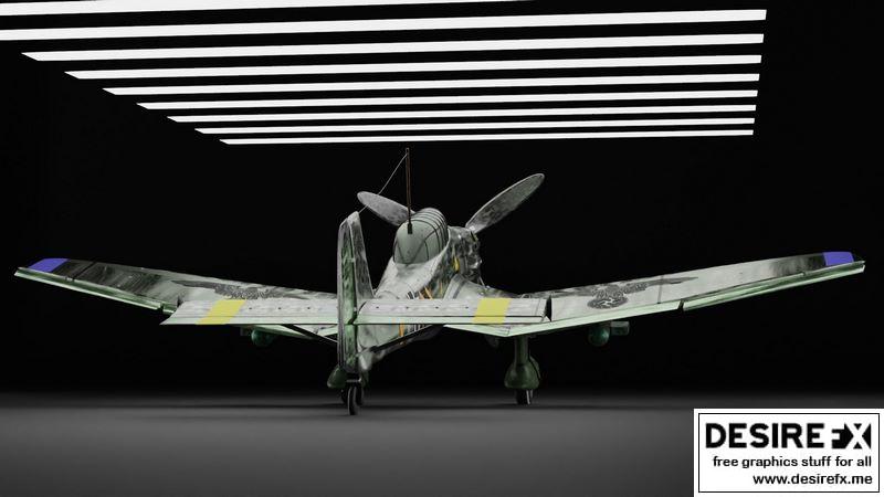 Desire FX 3d models | The stuka- Junkers Ju87- Germen WWII fighter airplane
