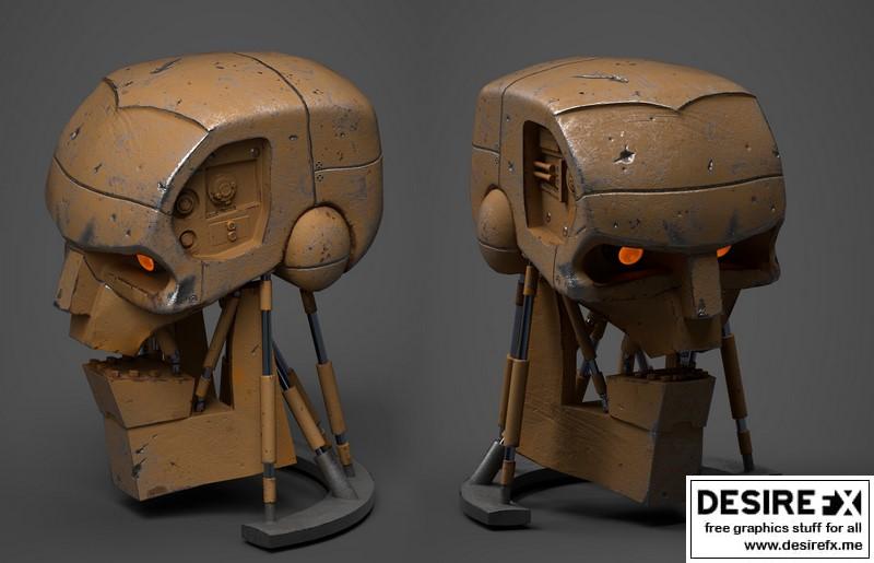 Desire FX 3d models | ABC Warrior robot from the movie Judge Dredd