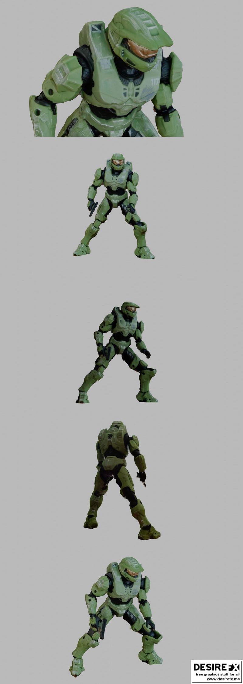 Desire FX 3d models | Master Chief Halo Spartan Pose