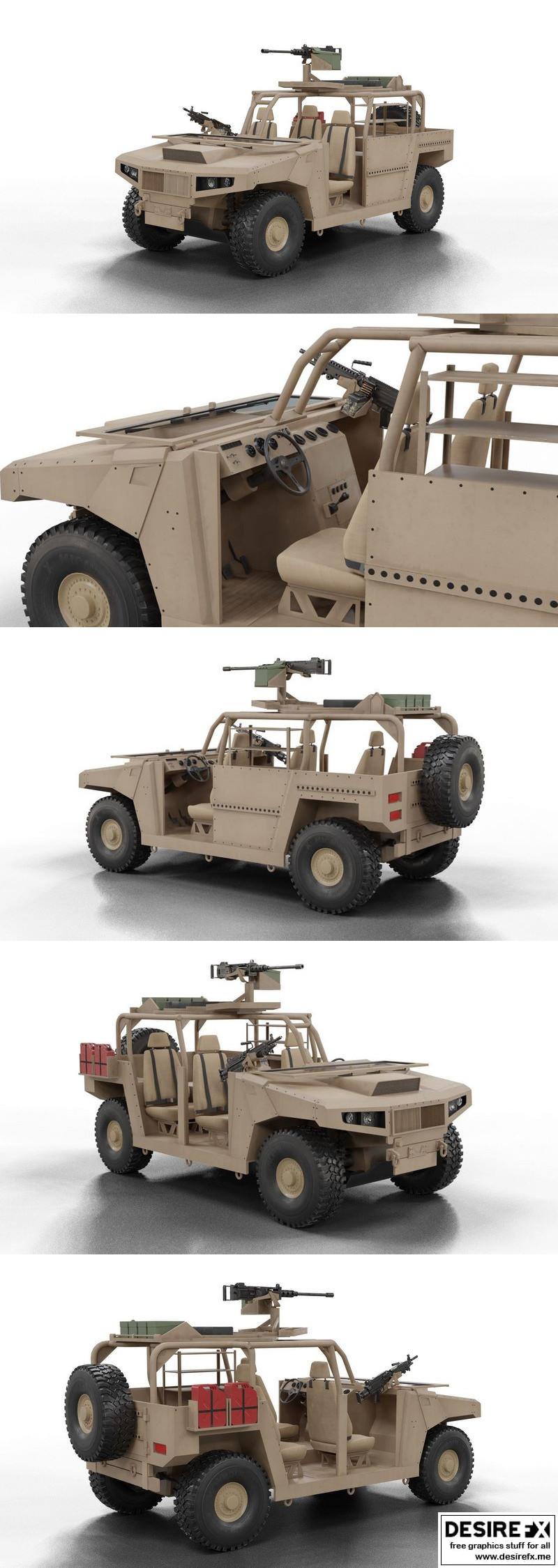 Desire FX 3d models | Light Tactical Vehicle Aquus AREG