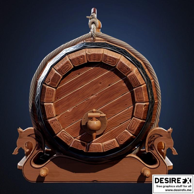 Desire FX 3d models | Tavern Barrel