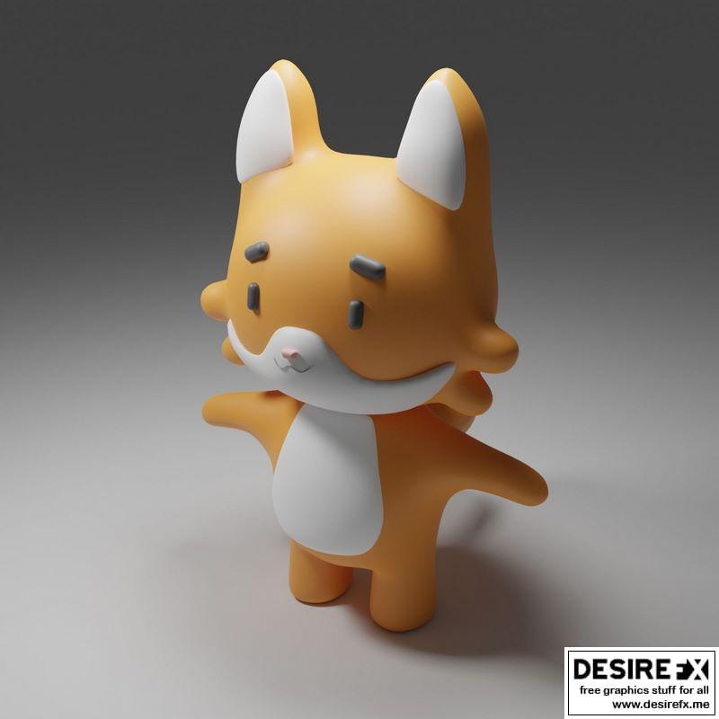 Desire FX 3d models | 3D Fox Character Modeling