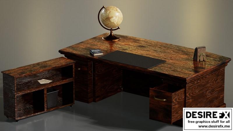 Desire FX 3d models | Game Prop – Desk and Props