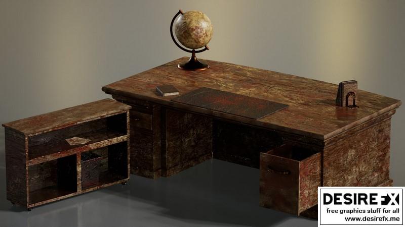 Desire FX 3d models | Game Prop – Desk and Props
