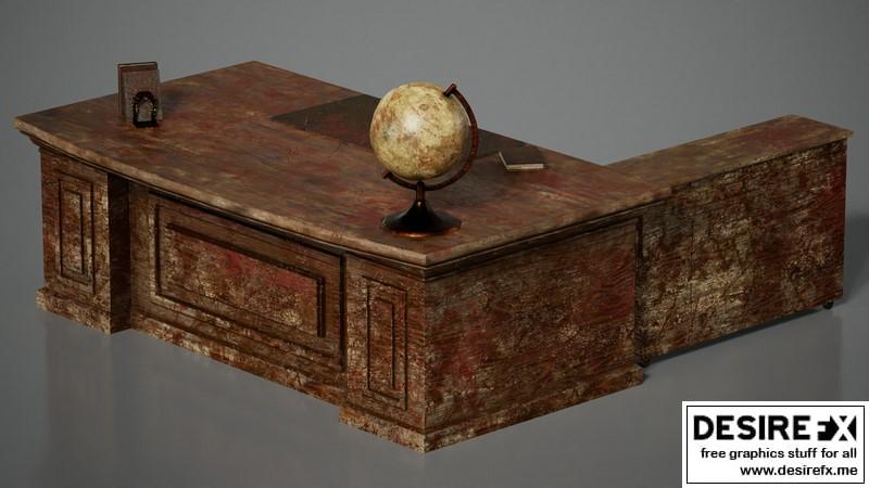 Desire FX 3d models | Game Prop – Desk and Props