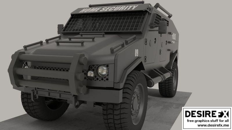 Desire FX 3d models | Armoured vehicle