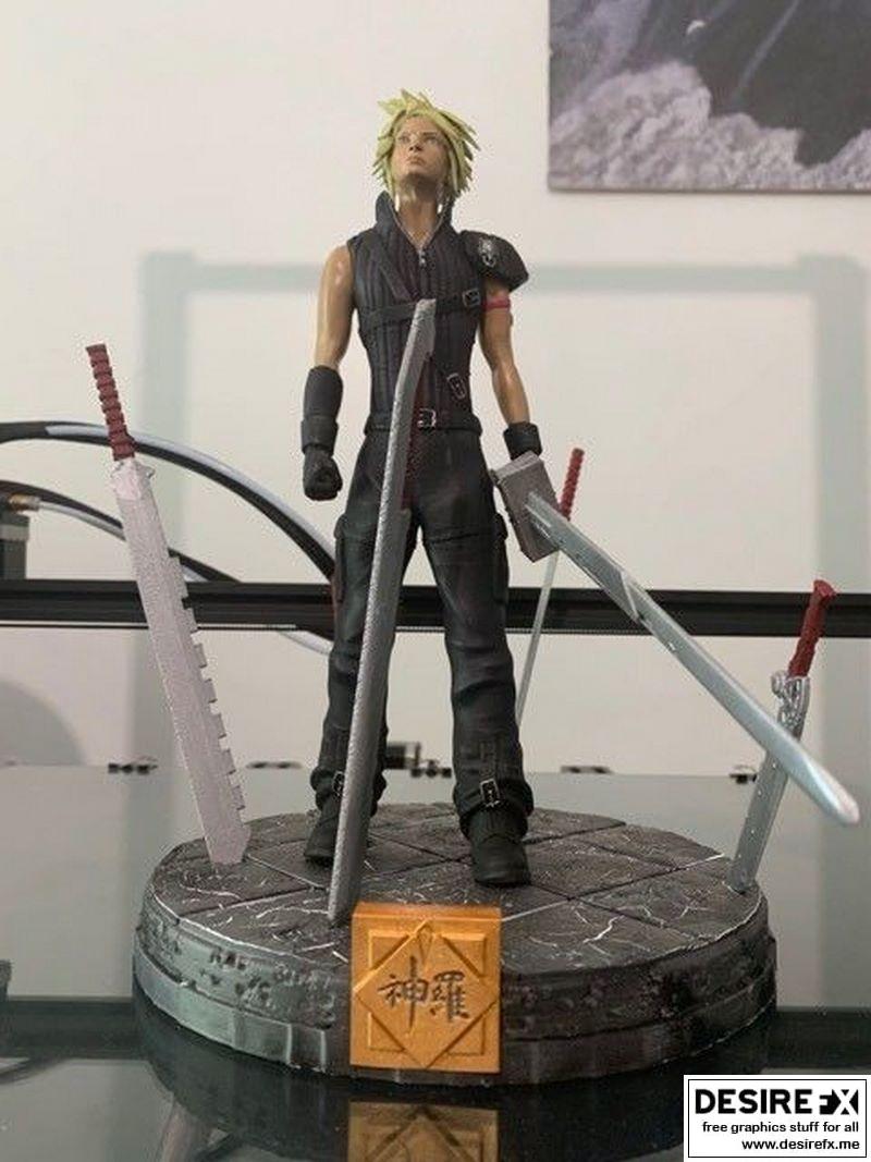 Desire FX 3d models | Cloud Strife Realisctic – Final Fantasy VII ...