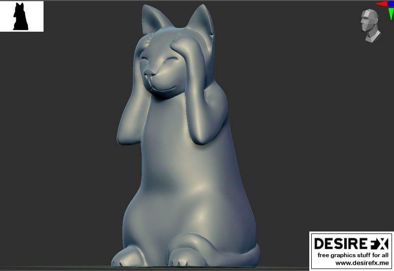 Desire FX 3d models | Funny cat 3D print model