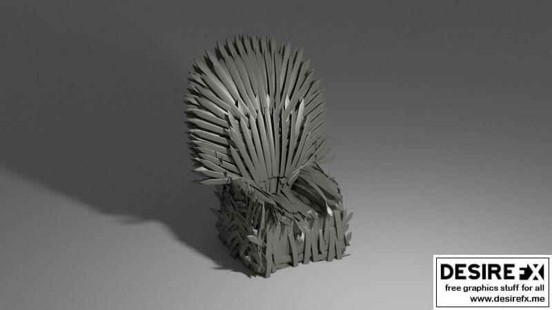 Desire FX 3d models | Iron Throne Different Design