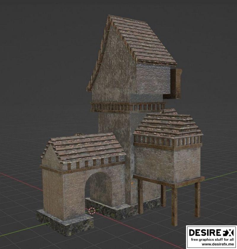 Desire FX 3d models | Medieval Structure