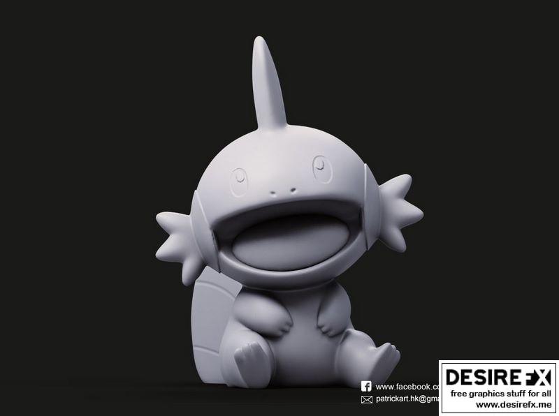 Desire FX 3d models | Mudkip-Pokemon 3D print model