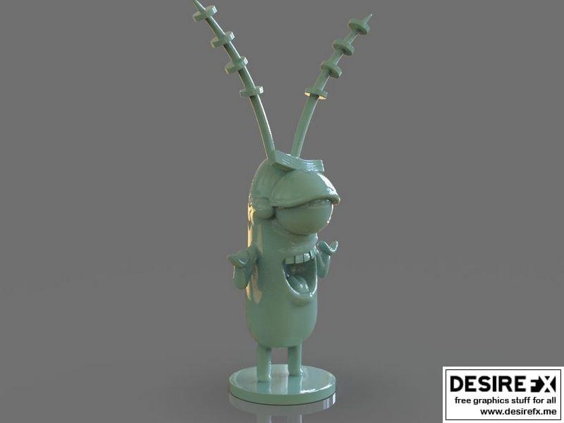 Desire FX 3d models | Plankton Arttoy Sculpture 3D print model