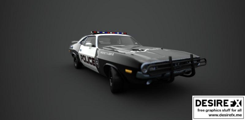Desire FX 3d models | Police Dodge Challenger