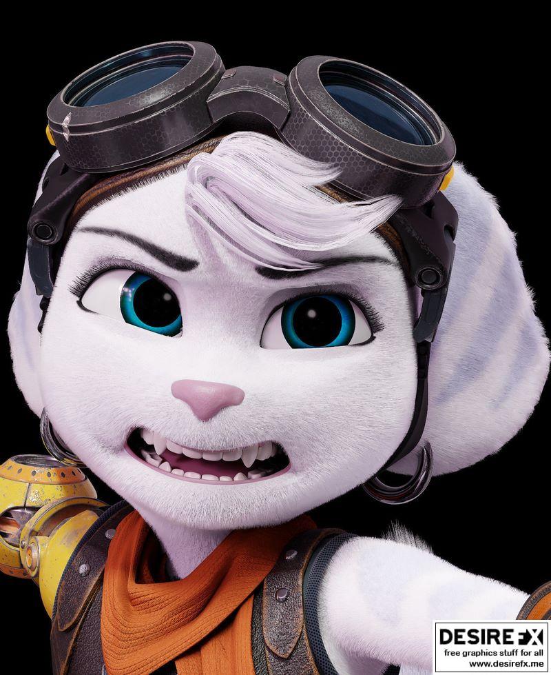 Desire FX 3d models | Rivet from Ratchet and Clank Rift Apart