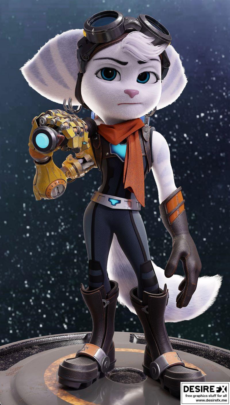 Desire FX 3d models | Rivet from Ratchet and Clank Rift Apart
