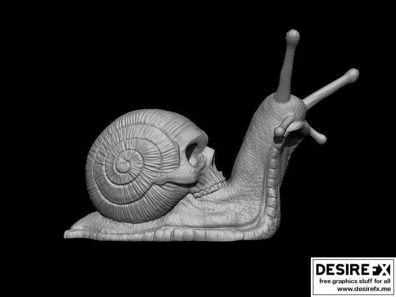 Desire FX 3d models | Skull Snail 3D print model