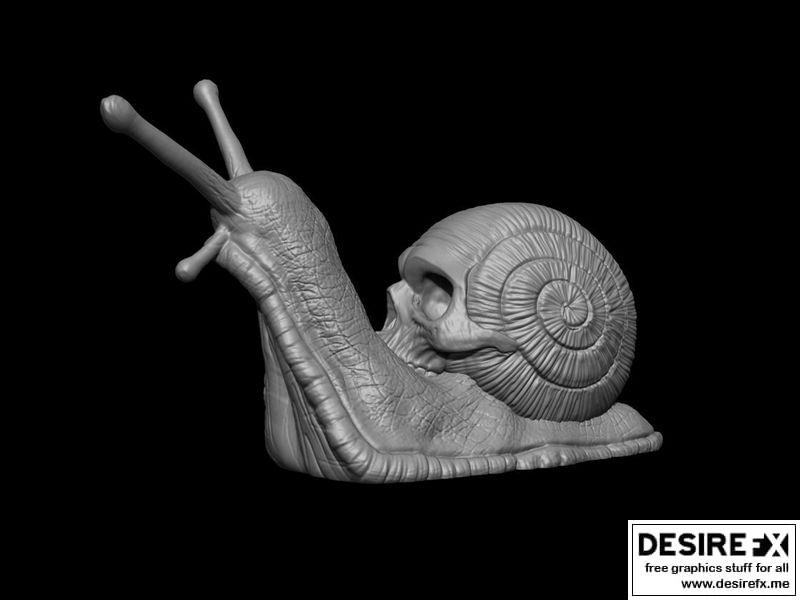 Desire FX 3d models | Skull Snail 3D print model