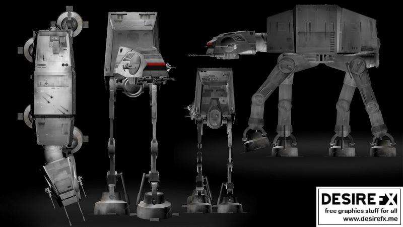 Desire FX 3d models | Star Wars Imperial AT-AT Walker