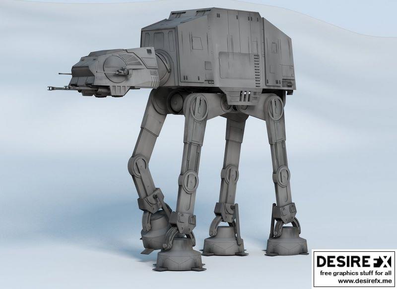 Desire FX 3d models | Star Wars Imperial AT-AT Walker