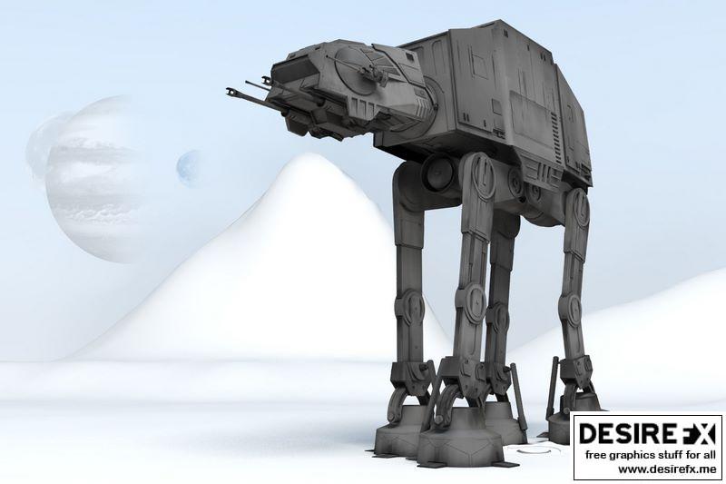 Desire FX 3d models | Star Wars Imperial AT-AT Walker