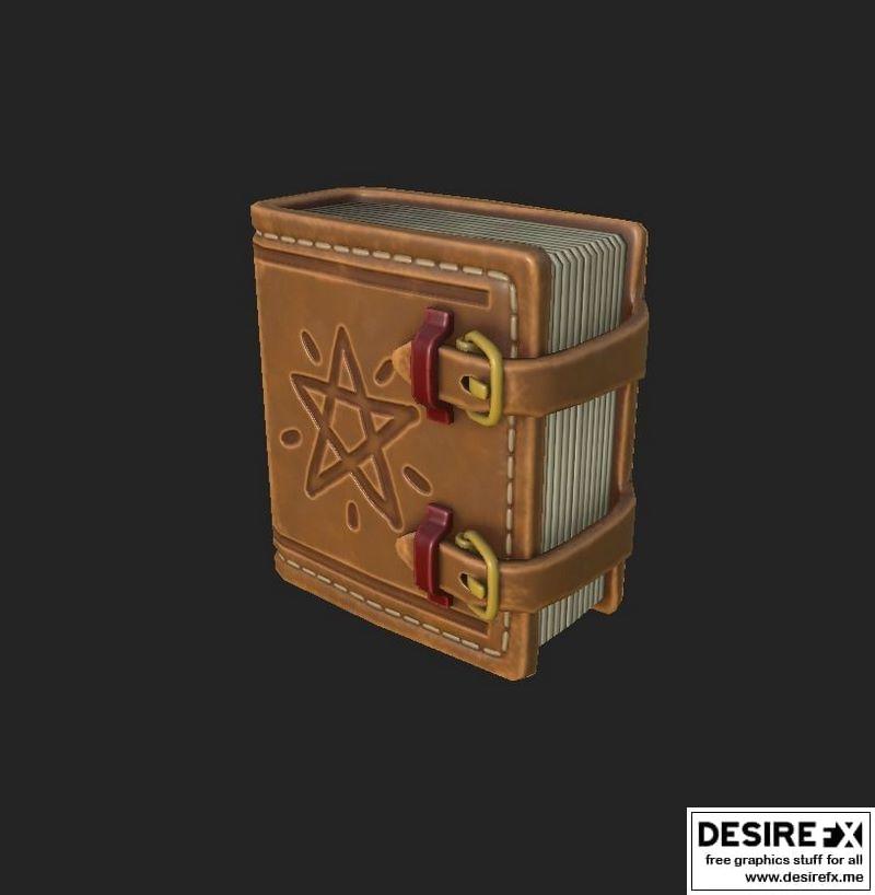 Desire FX 3d models | Stylized Fantasy Magic Book