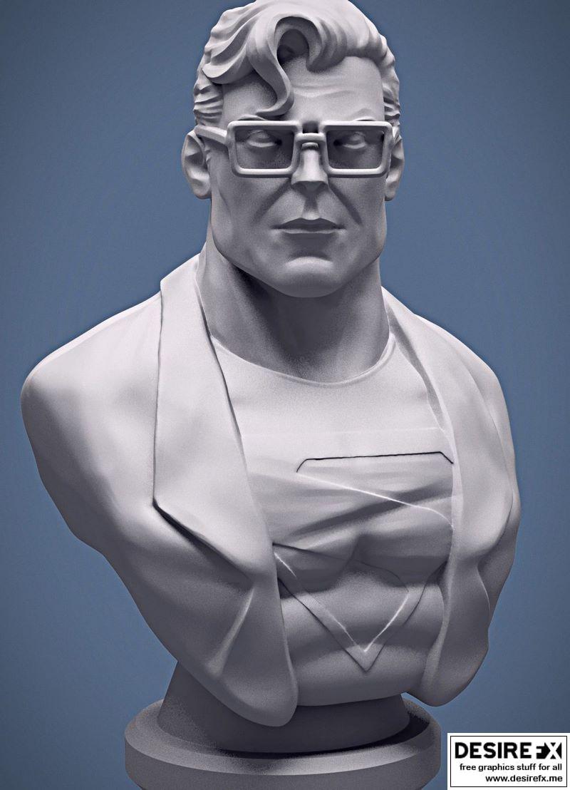 Desire FX 3d models | Superman bust 3D print model