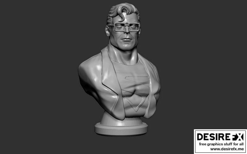 Desire FX 3d models | Superman bust 3D print model