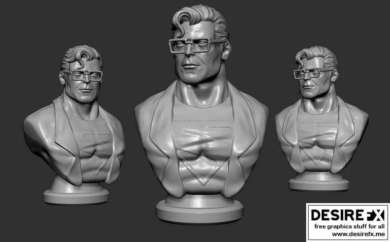 Desire FX 3d models | Superman bust 3D print model