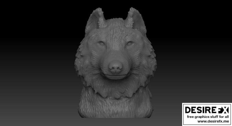 Desire FX 3d models | Wolf head 3D print model