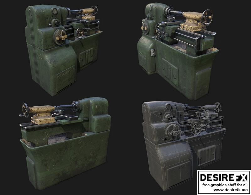Desire FX 3d models | World War II Lathe