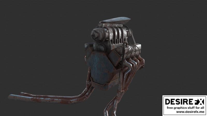 Desire FX 3d models | Supercharged V8 – Mad Max – Post Apocalyptic ...