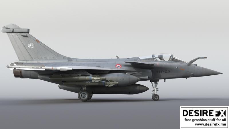 Desire FX 3d models | Dassault Rafale fighter jet