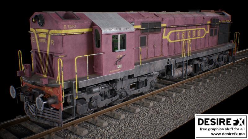 Desire FX 3d models | Indian Railways WDM2 Diesel Locomotive