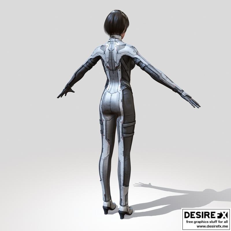 Desire FX 3d models | Sci-Fi Cosmo Girl