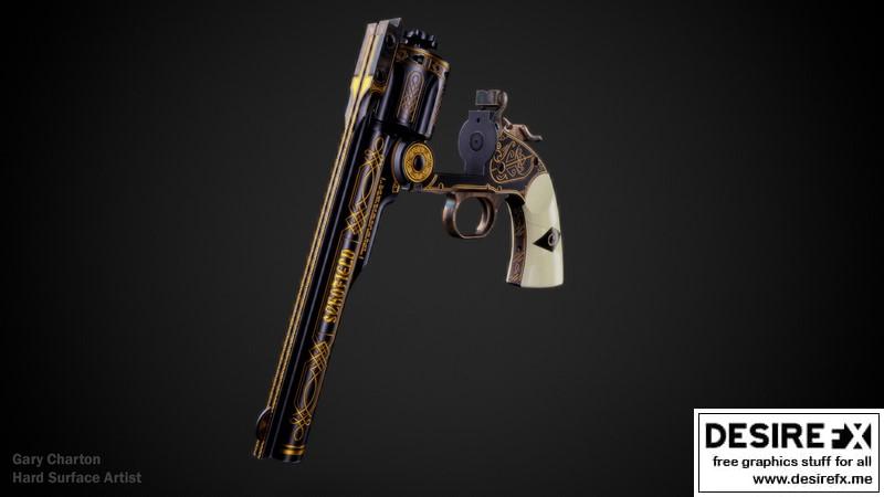 Desire FX 3d models | Smith and Wesson Model No3 Schofield Patent Revolver