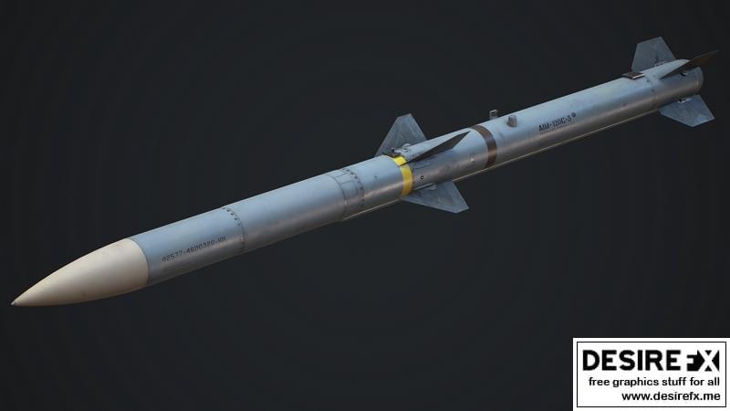Desire FX 3d models | AIM-120C5 AMRAAM Missile
