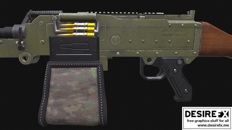 Desire FX 3d models | KSP 58 Machine Gun