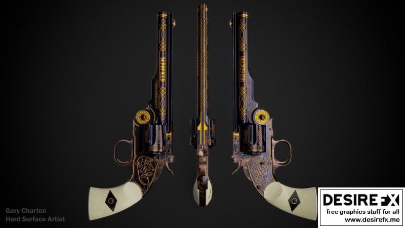 Desire FX 3d models | Smith and Wesson Model No3 Schofield Patent Revolver