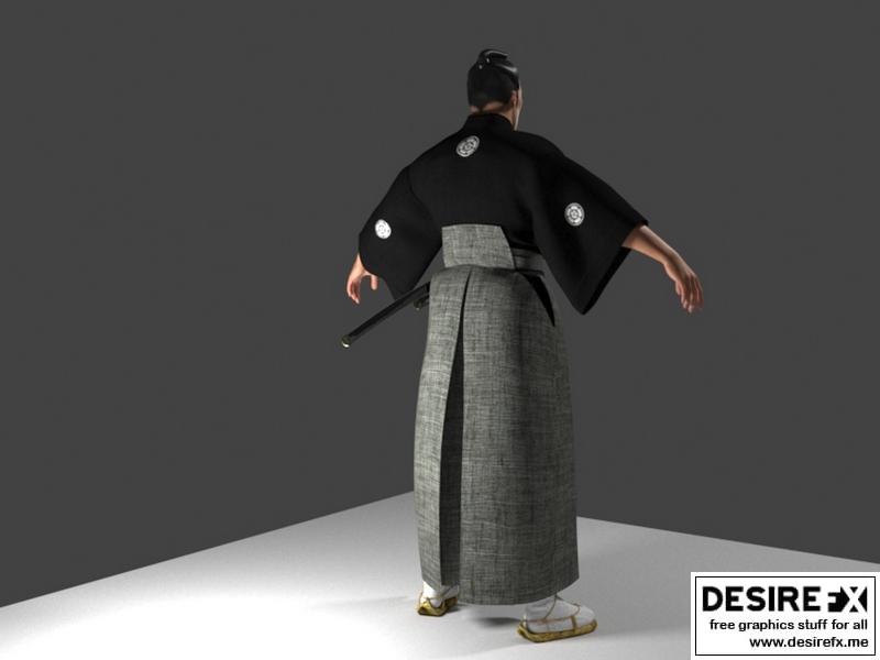 Desire FX 3d models | Samurai Character