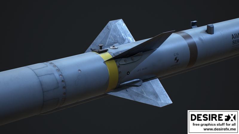 Desire FX 3d models | AIM-120C5 AMRAAM Missile