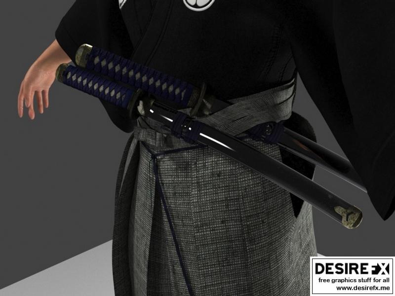 Desire FX 3d models | Samurai Character