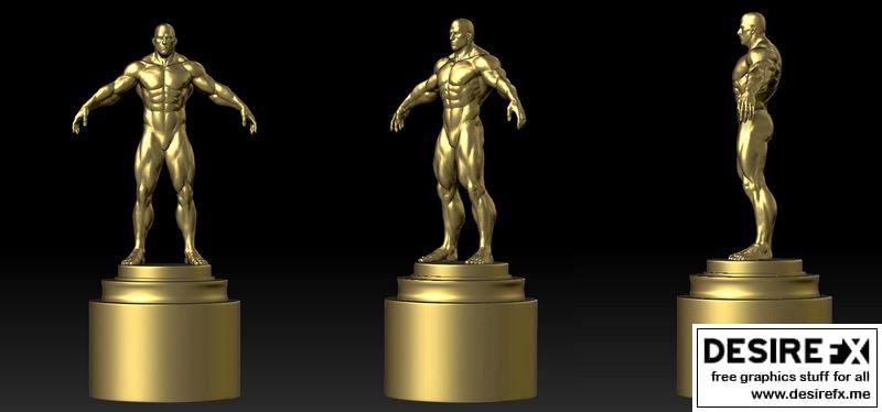 Desire FX 3d models | Bodybuilding trophy 3D print model