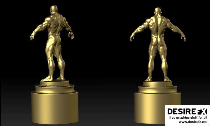 Desire FX 3d models | Bodybuilding trophy 3D print model